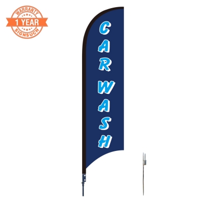 Car Wash Feather Flags