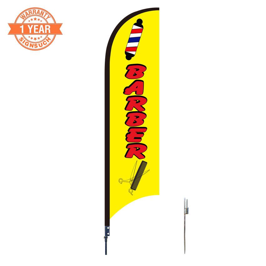 Salon Feather Flags